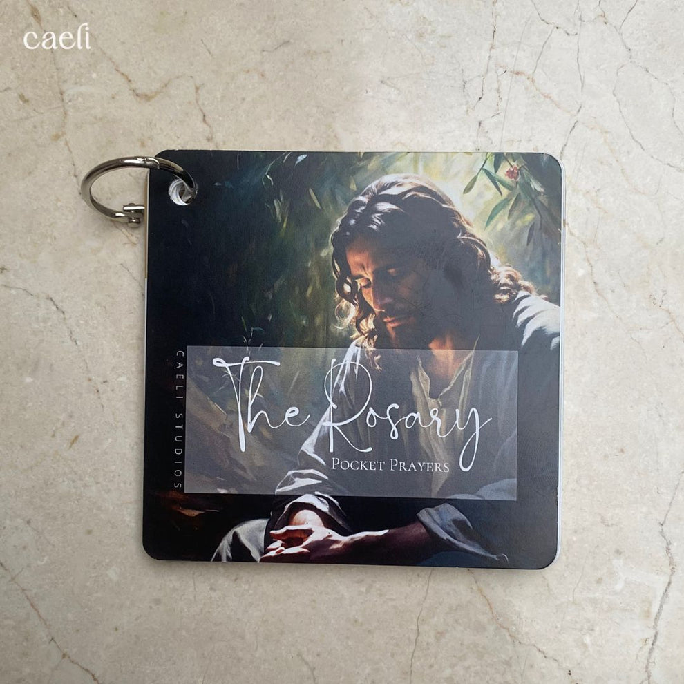 Pocket Prayers - The Rosary | 20-Page Prayer Guide with Binding Ring ...