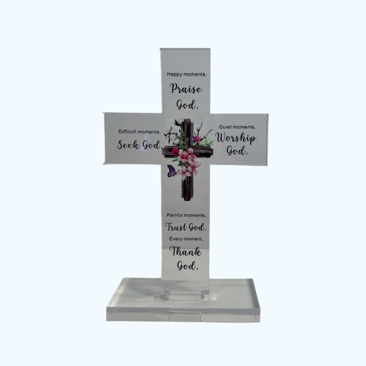 Decorative Acrylic Cross – Surrender Gifts